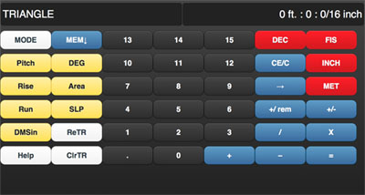 Jobber 6 Construction Calculator for Builders and Do It Yourselfers. It ...